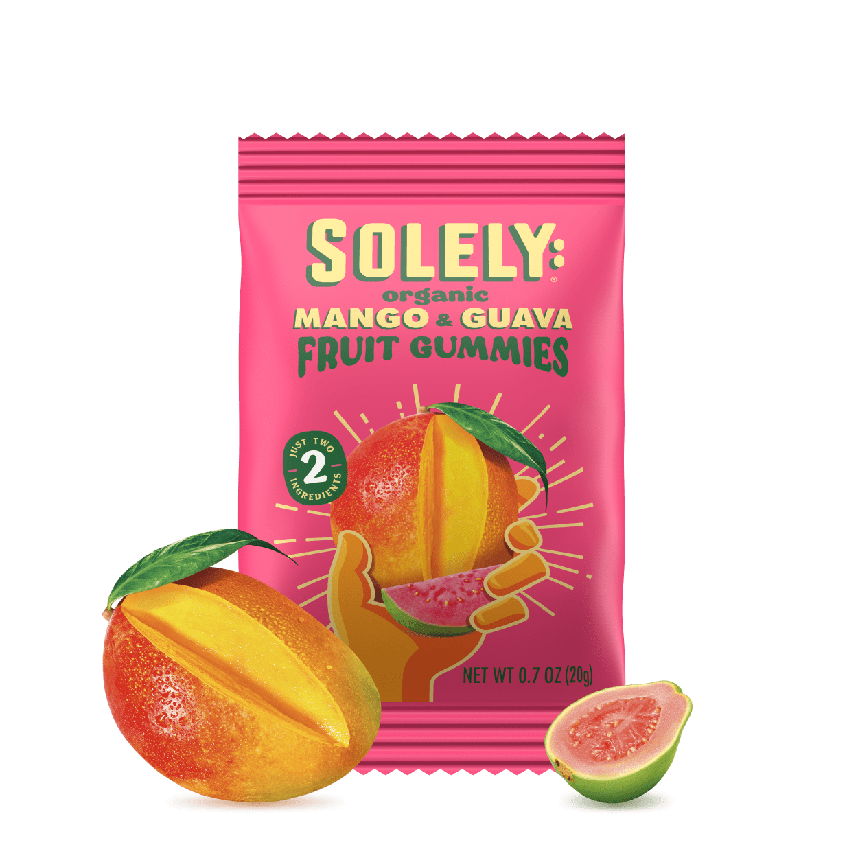 Organic Mango and Guava Whole Fruit Gummies – Solely