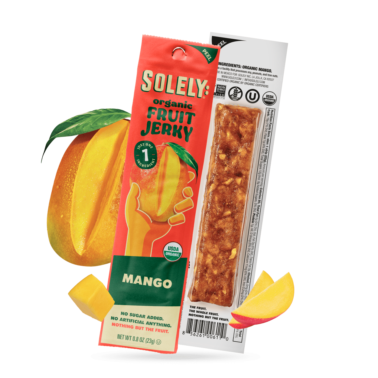 Organic Mango Fruit Jerky – Solely